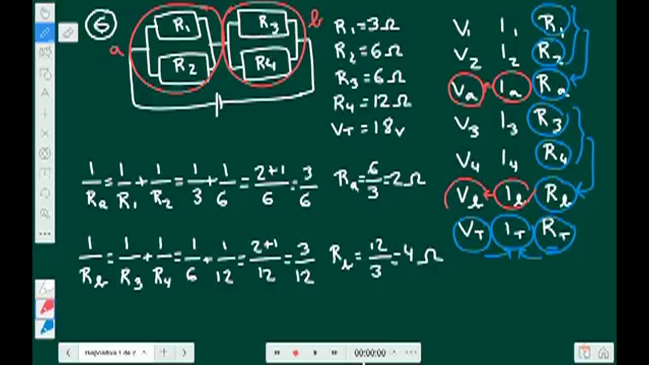 Cómo resolver un Circuito Mixto - Ejercicio 6 - YouTube