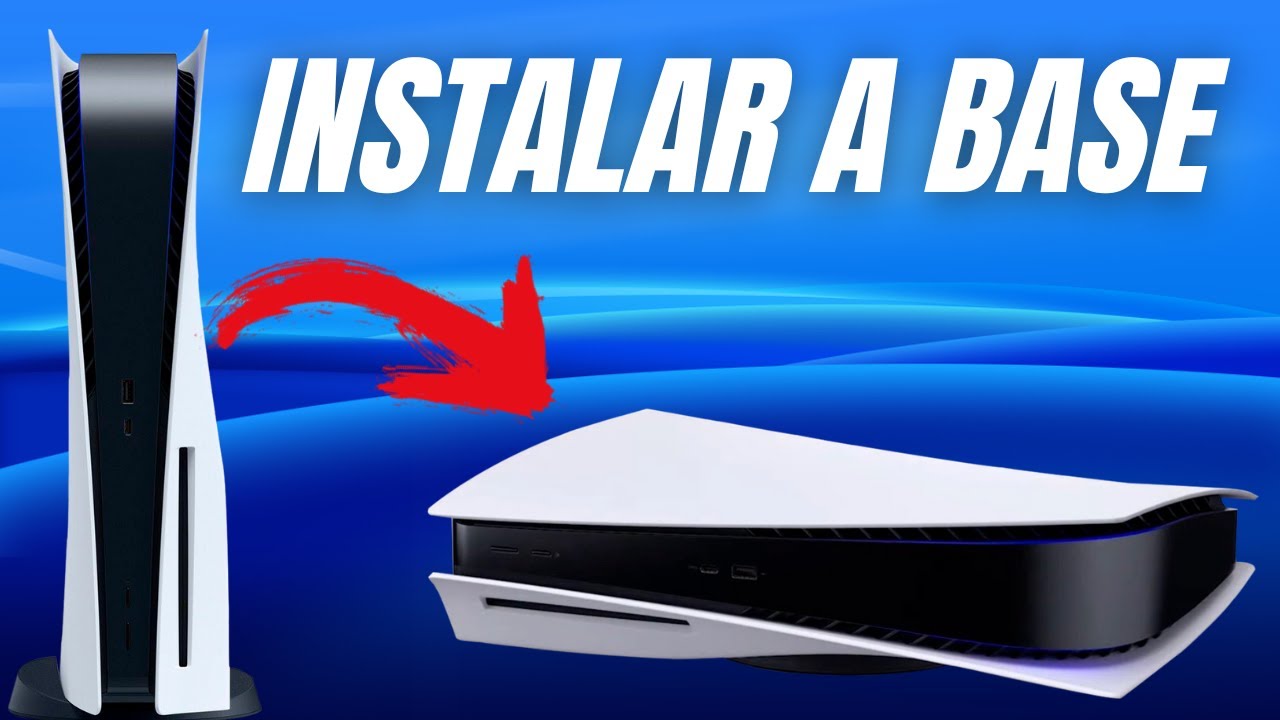 Como instalar a BASE PS5 - YouTube