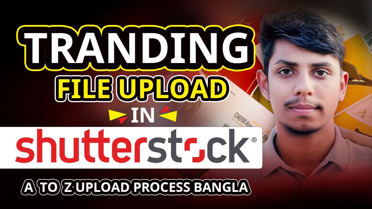 Tranding File Upload in Shutterstock | A to Z upload process Bangla | # ...