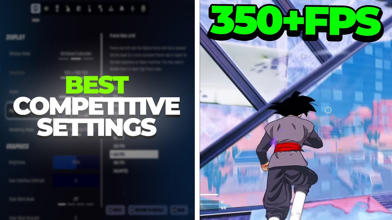 🔥 The BEST Competitive Settings for Fortnite Chapter 6 Season 2! (FPS ...