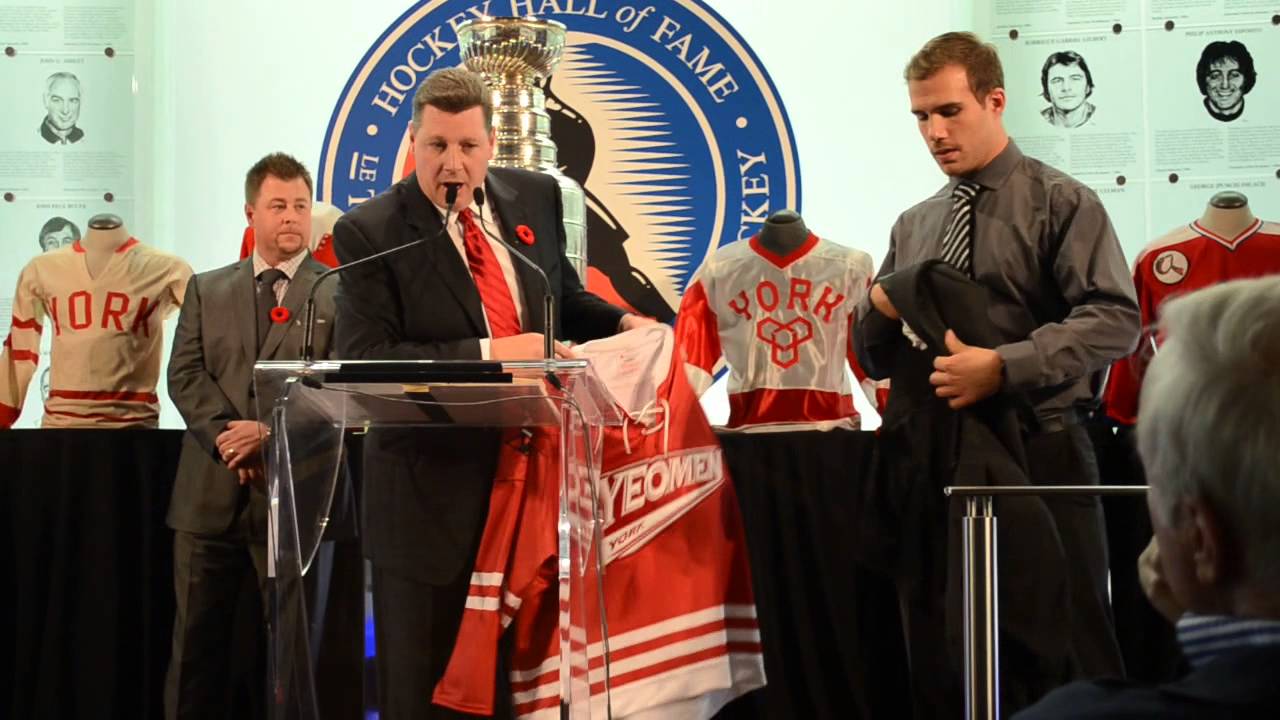 York Lions | Men's hockey head coach Jim Wells & captain Jesse Messier ...