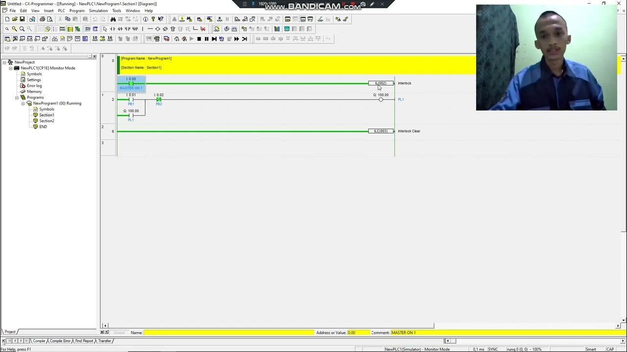 INSTRUKSI IL-ILC (INTERLOCK) PADA CX-PROGRAMMER!! - YouTube