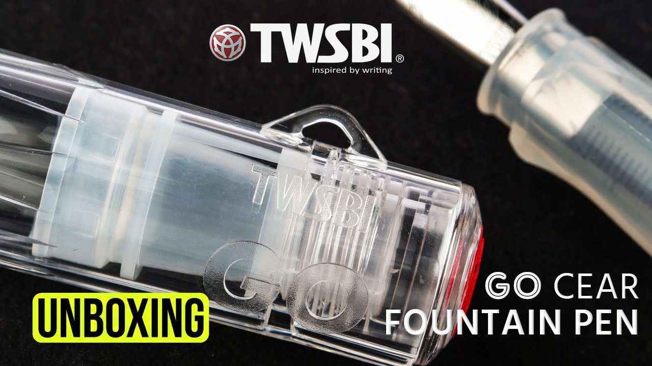 Unboxing TWSBI Fountain Pen - GO Spring Load Mechanism Clear - YouTube