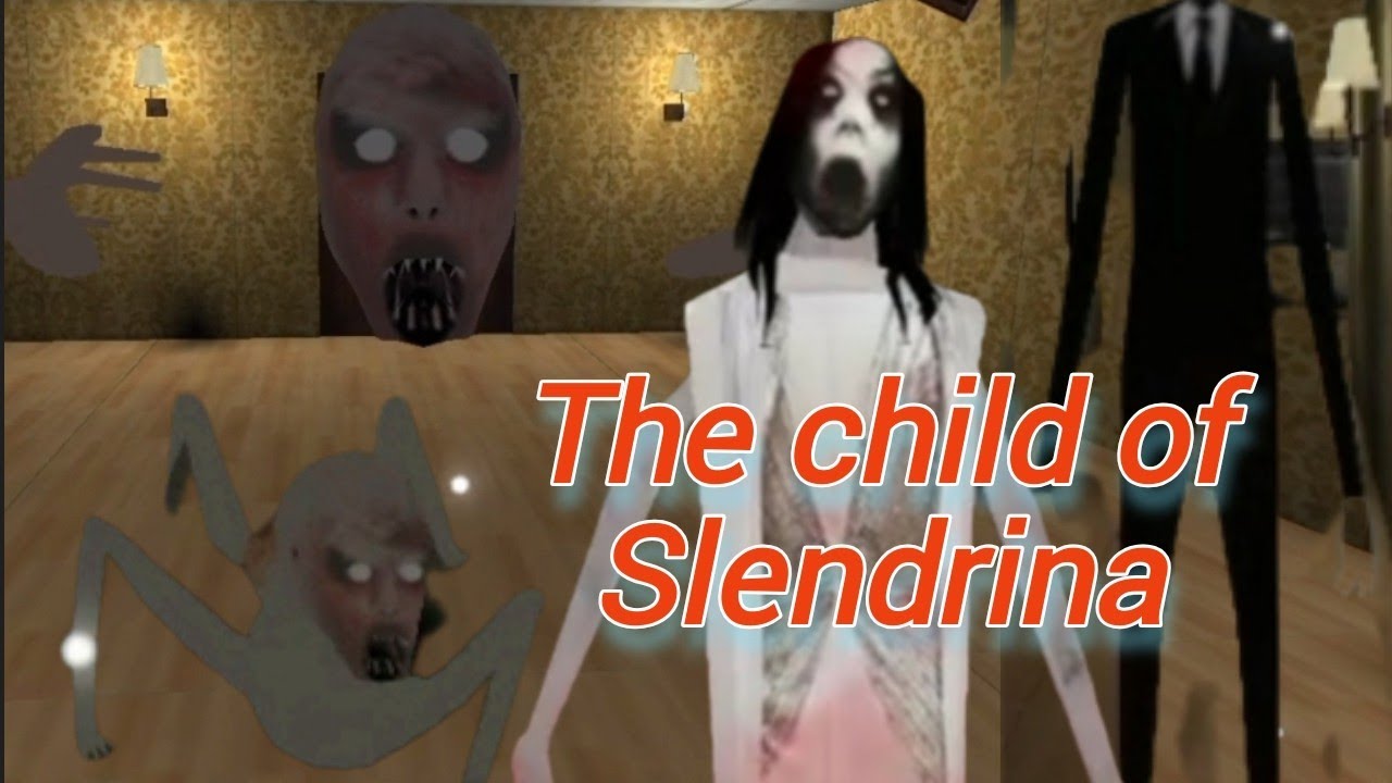 Подвал Слендерины. Ребёнок Слендерины и его родители. The child of ...