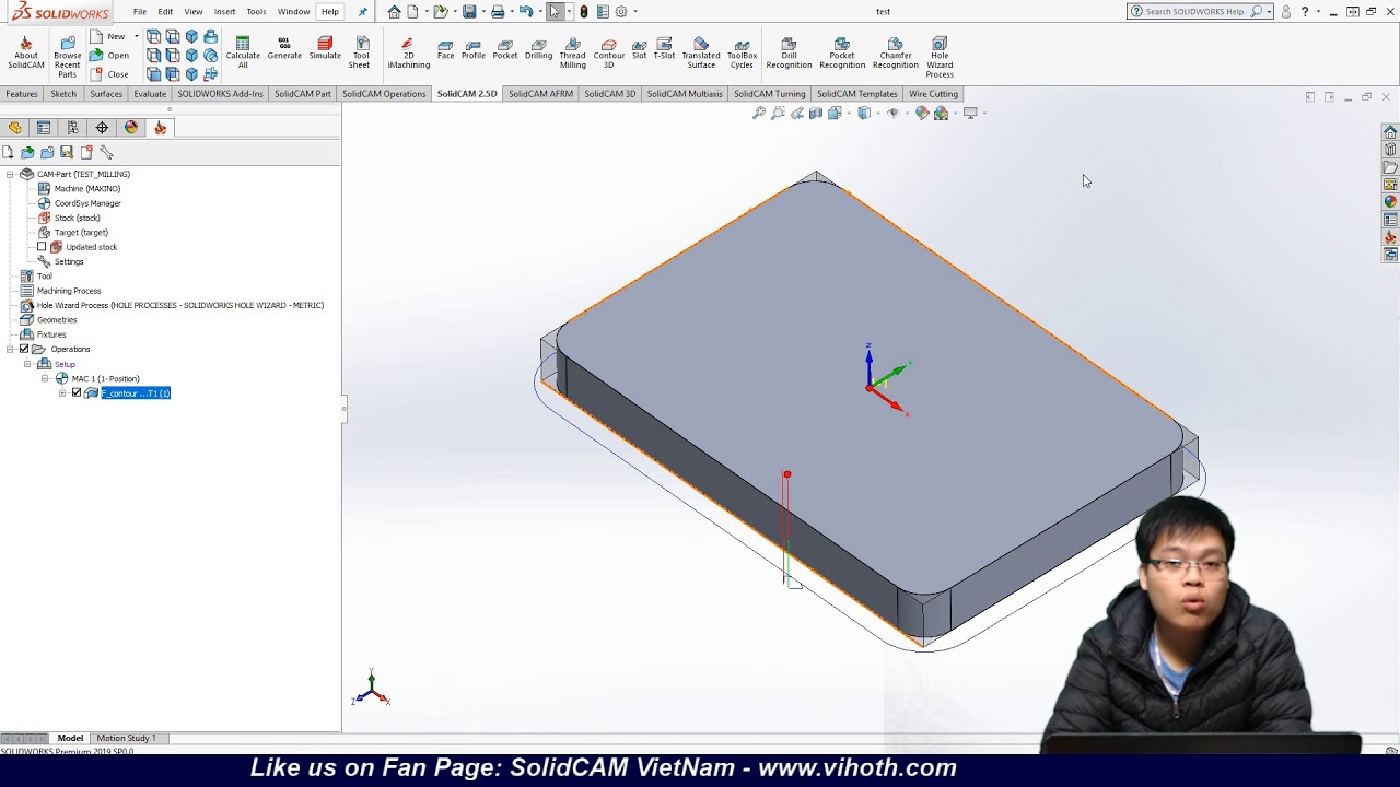 Video Alex SolidCAM Change Feed G02 and G03 Post Processor SolidCAM ...