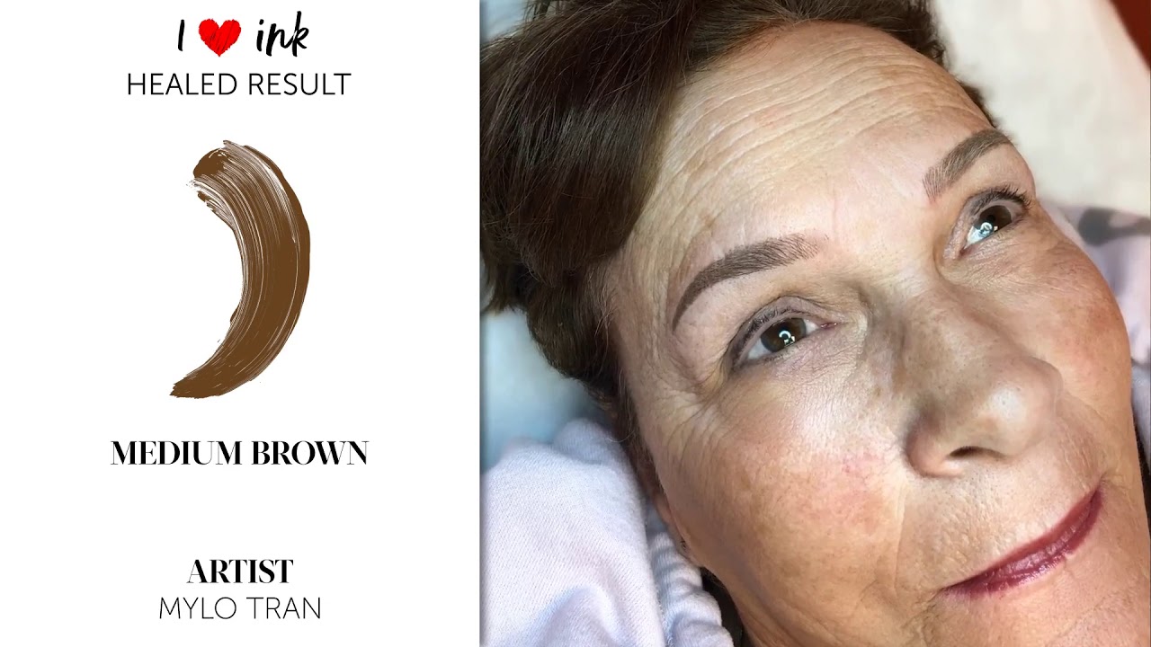 Заживший результат Medium Brown от Tina Davies . - YouTube