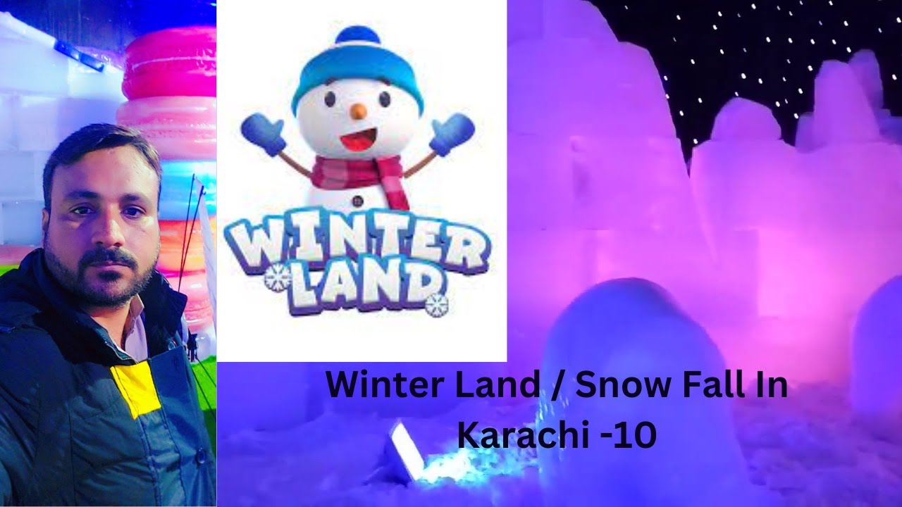PAF Museum Karachi Winter land | Pakistan's first Indoor Snow Park In ...