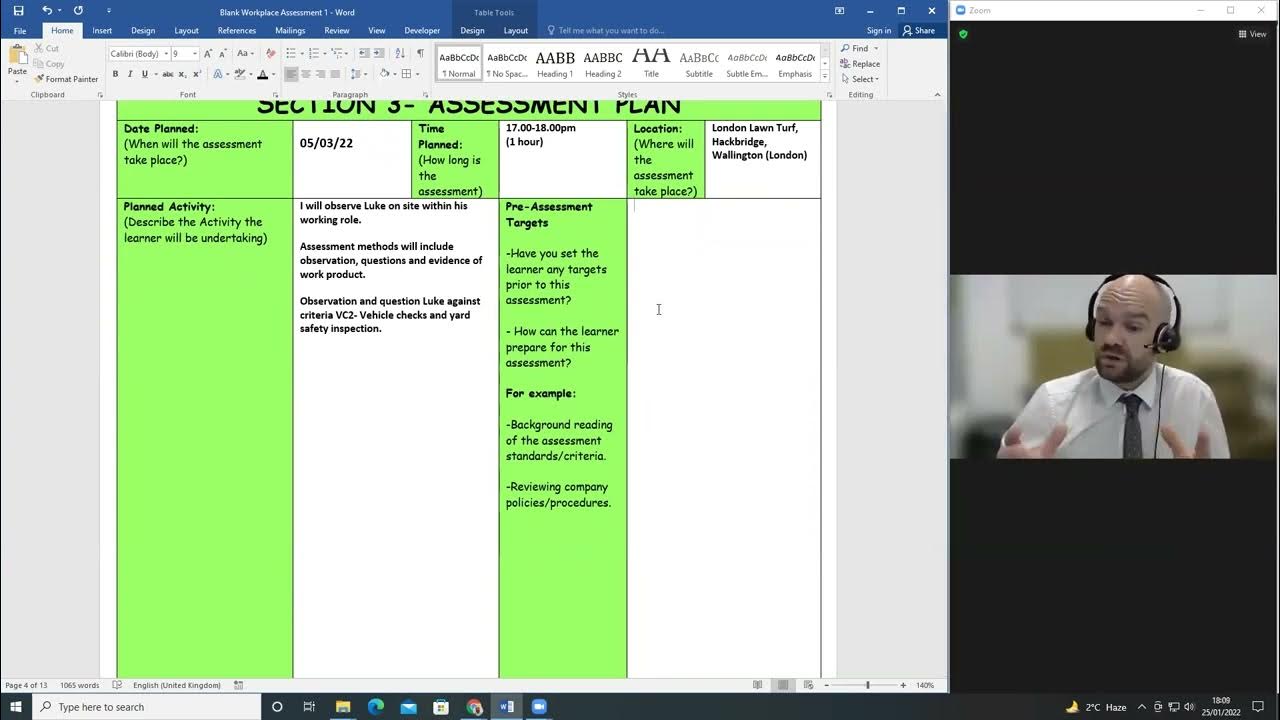 Section 3 Assessment Plan - YouTube
