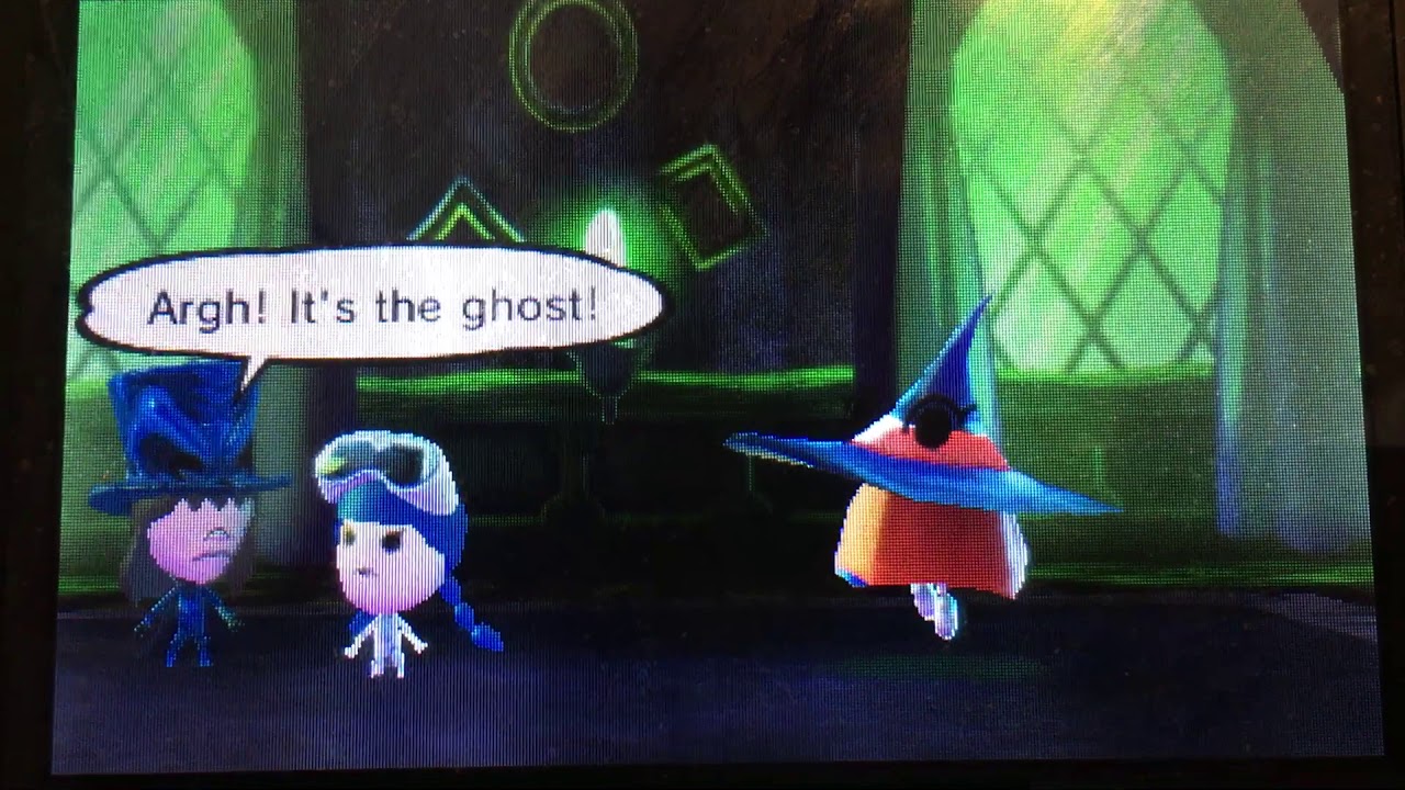 Miitopia: Found A Ghost scene (With Voice Acting) - YouTube