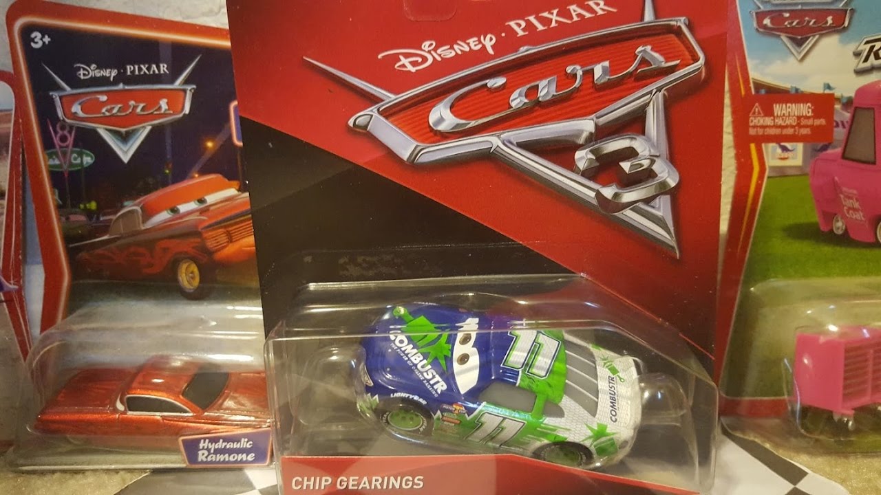2017 Disney Pixar Cars 3 Chip Gearings - YouTube