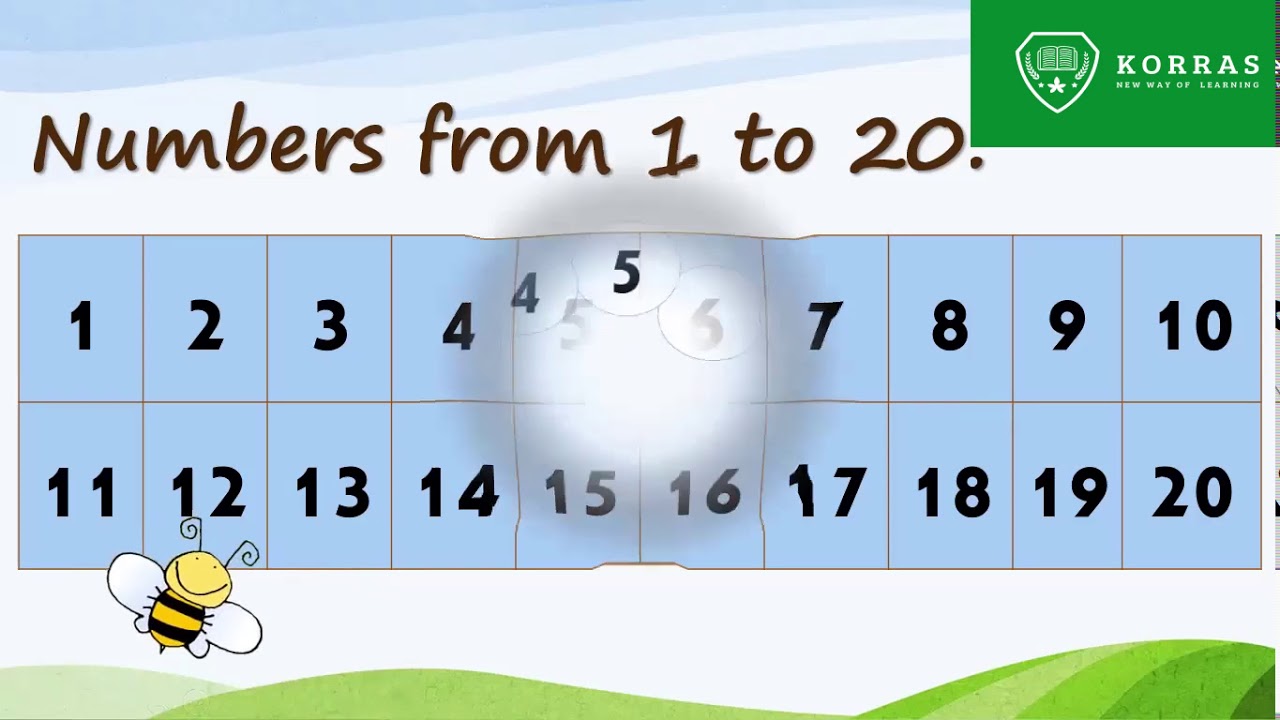 counting from 1 TO 20 - YouTube
