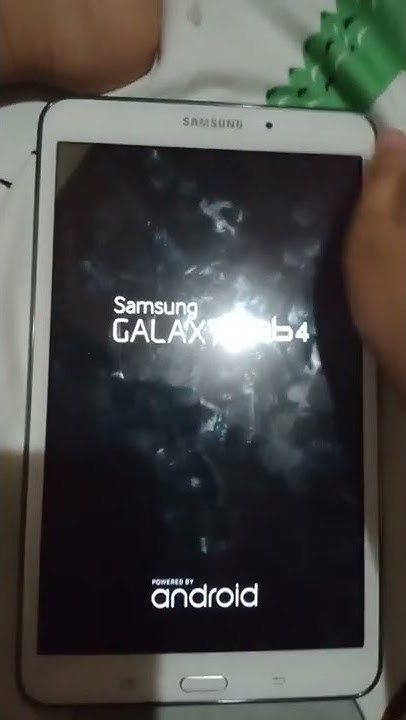 Samsung Galaxy tab 4 shutdown and startup - YouTube