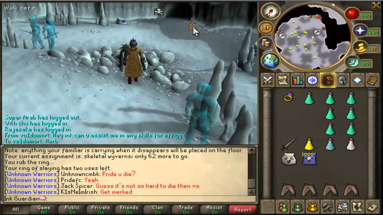 Runescape Skeletal Wyvern Slayer Guide - YouTube