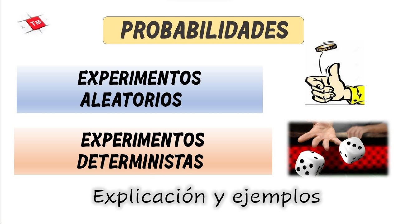 EXPERIMENTOS ALEATORIOS Y DETERMINISTAS // EJEMPLOS - YouTube