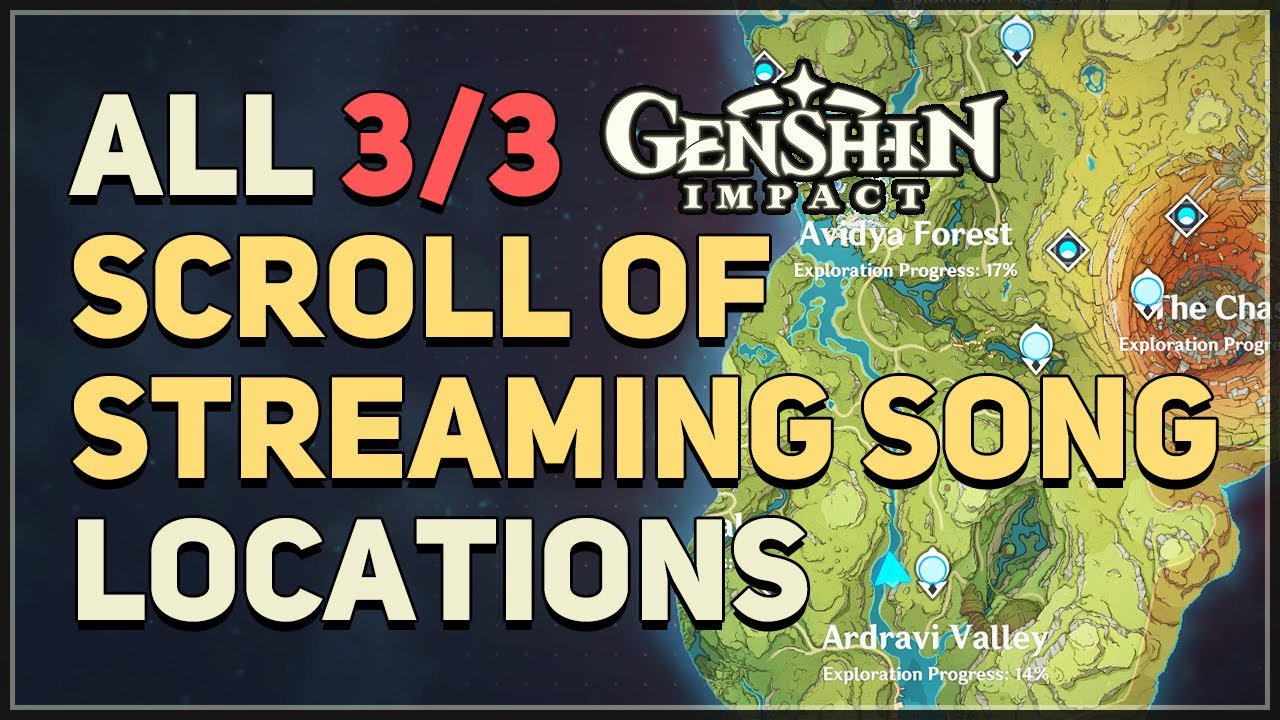 Scroll of Streaming Song Genshin Impact - YouTube