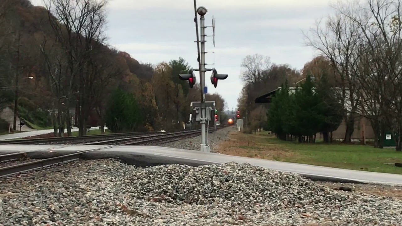 Amtrak In Charleston West Virginia With Superliner - YouTube