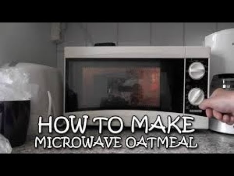 How to make perfect microwave oatmeal - YouTube