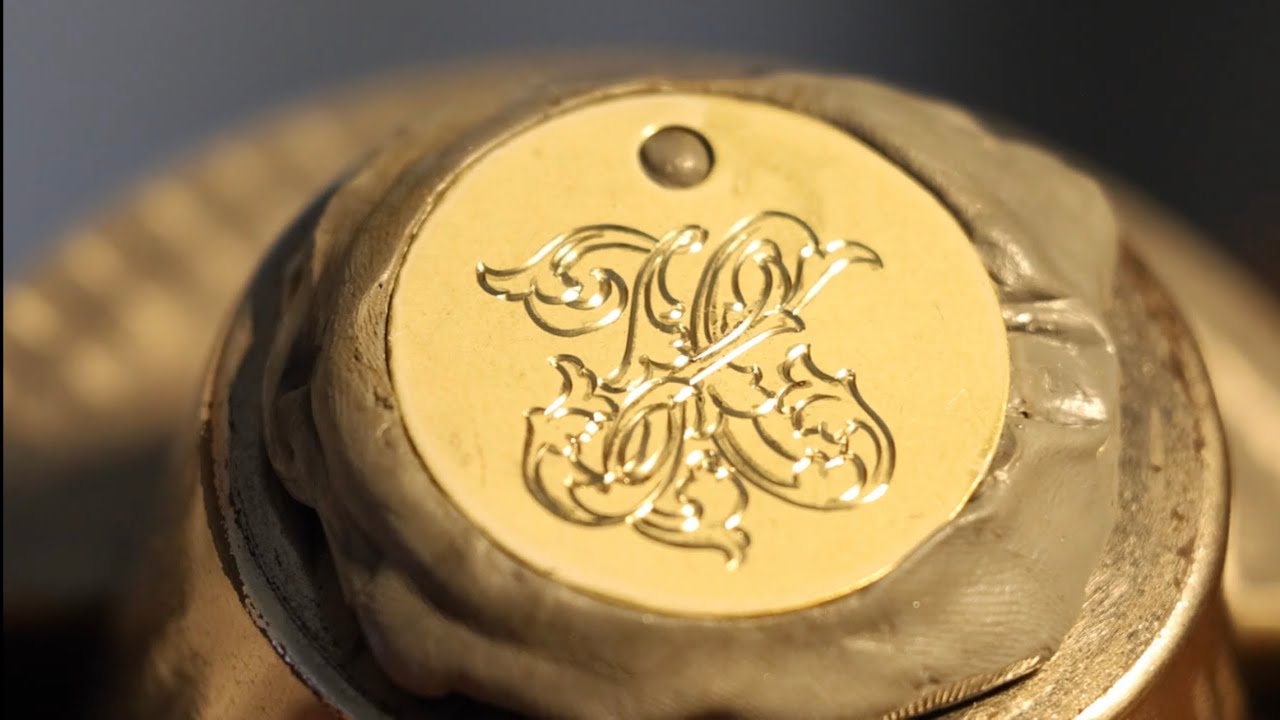 Hand Engraving Leaf Script H - YouTube