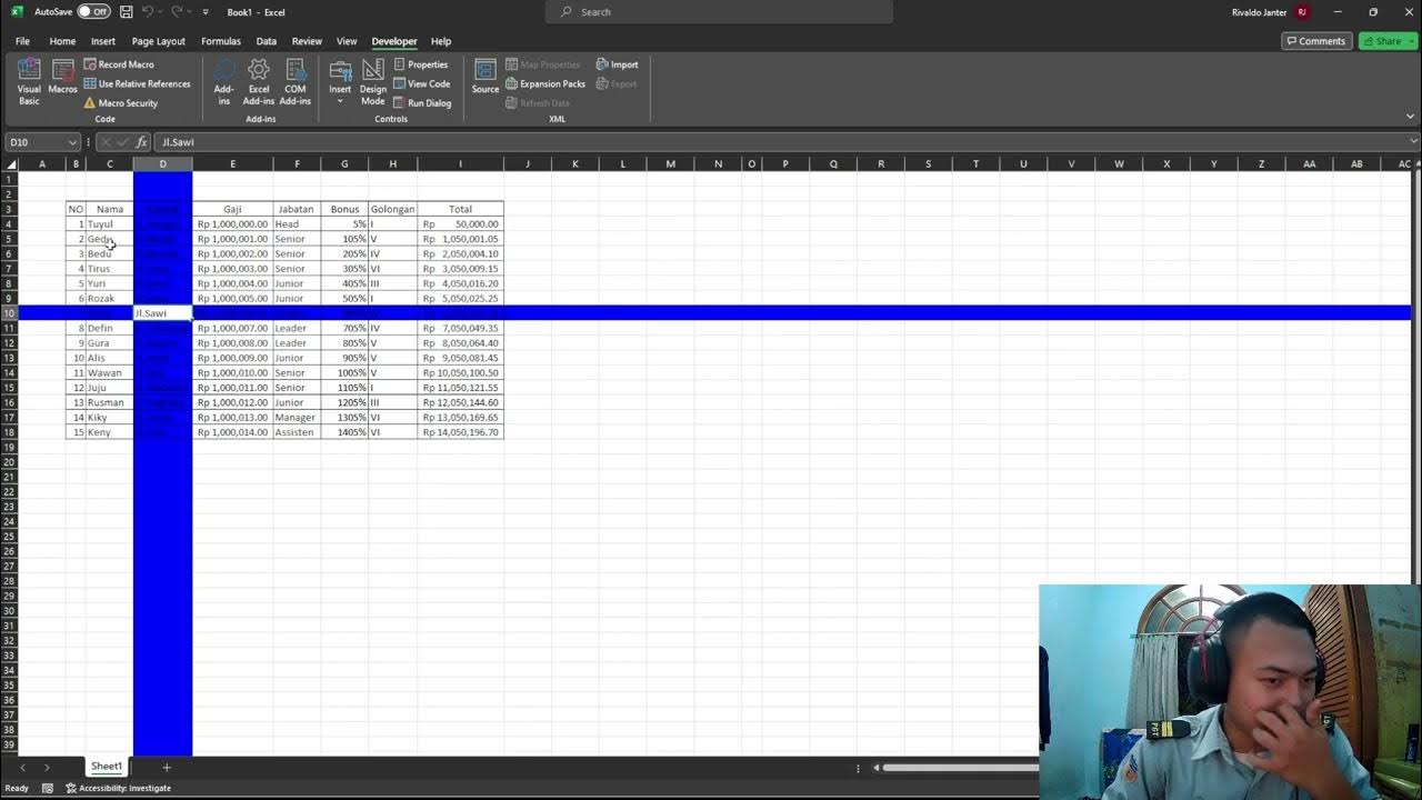 Tips Membuat Highlight pada Ms.Excel Menggunakan Excel VBA | Ms.Excel - YouTube