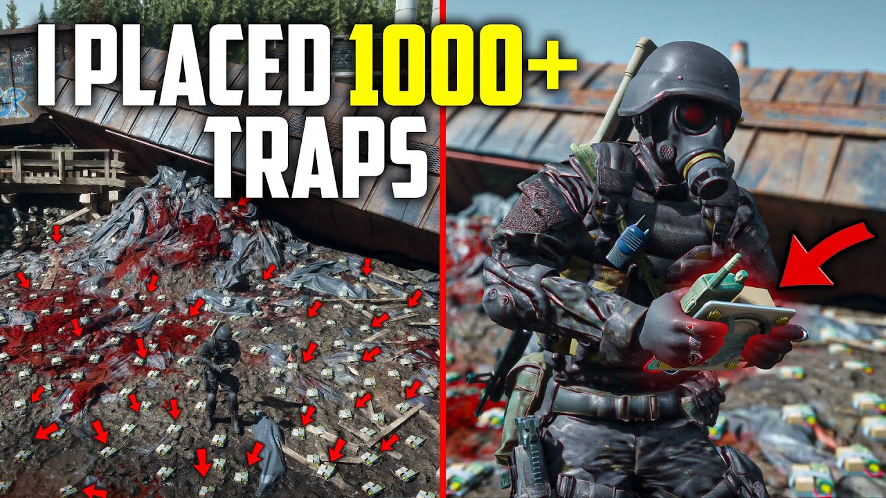 I set 1000+ traps and this happened - YouTube