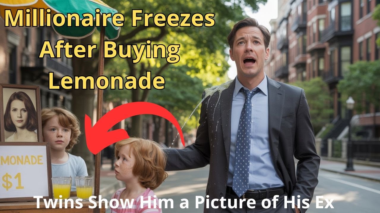 Millionaire Freezes After Buying Lemonade — Twins Show Him a Picture of ...