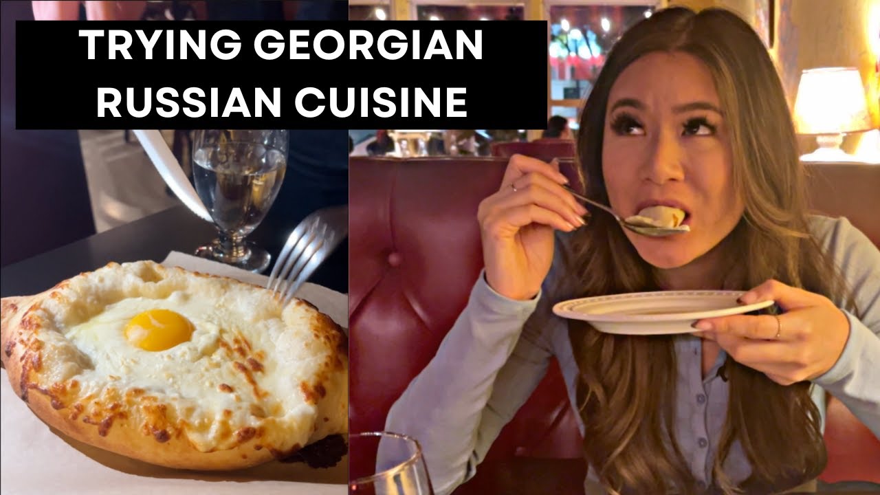 Trying Georgian Russian Food for the FIRST TIME ! | Pomegranate San ...