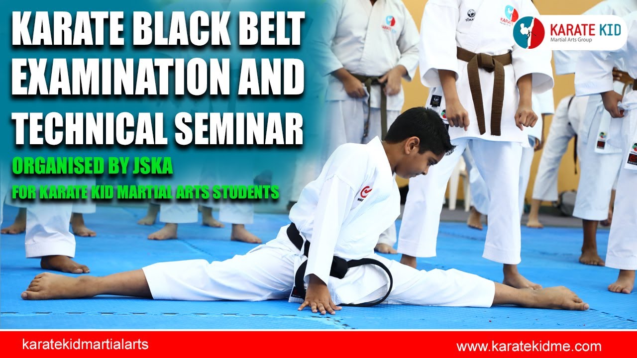 KARATE BLACK BELT EXAM | KARATE KID MARTIAL ARTS - YouTube