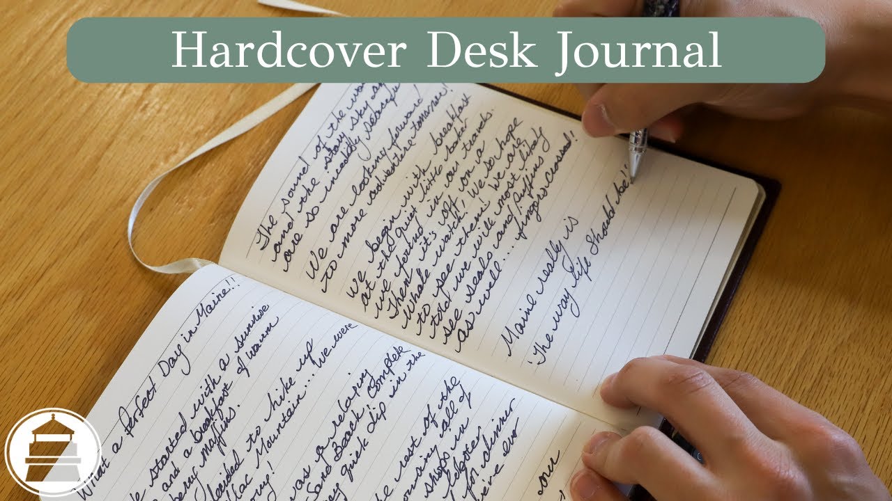 Hardcover Desk Journal | Gallery Leather - YouTube