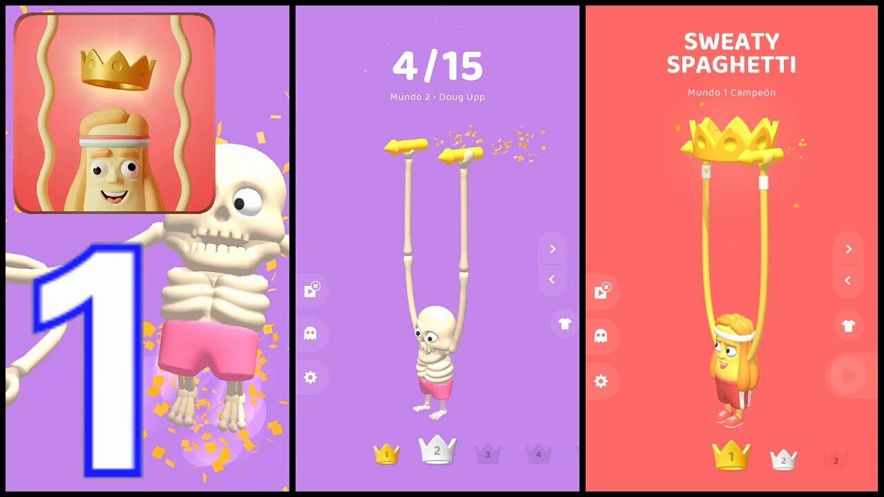 Spaghetti Arms-(Gameplay 1)-Mundo 1 Y 2 - YouTube