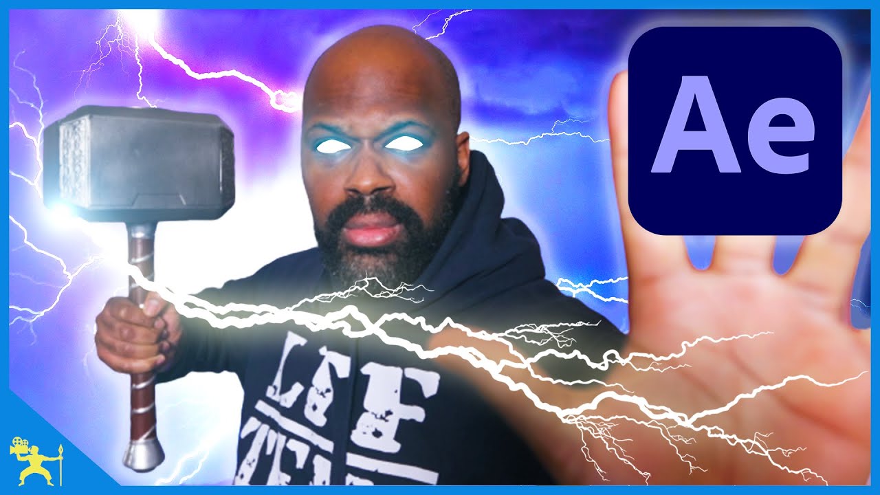 Catching LIGHTNING with Thor's Hammer in Adobe After Effects - YouTube