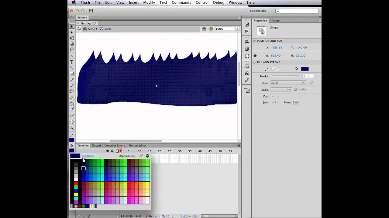 Pen Tool And How To Animate Water Waves YouTube Pen Tool And How To Animate Water Waves YouTube