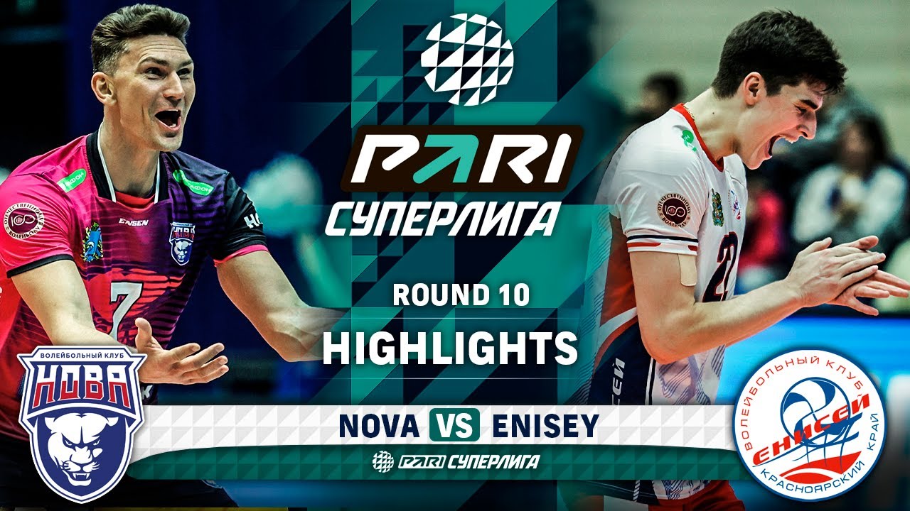 Nova vs. Enisey | HIGHLIGHTS | Round 10 | Pari SuperLeague 2024 - YouTube
