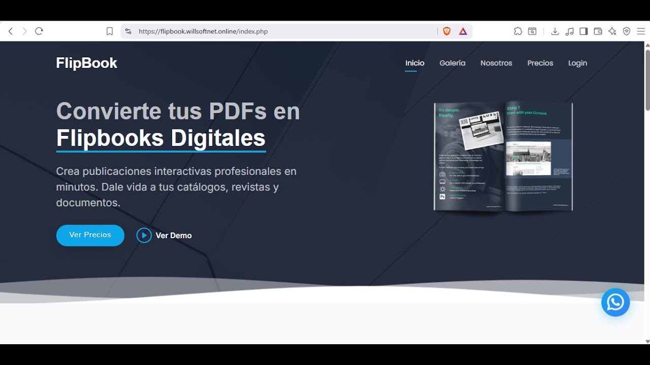 Flibook PDF con PHP + Turn.js + Imagedick - YouTube