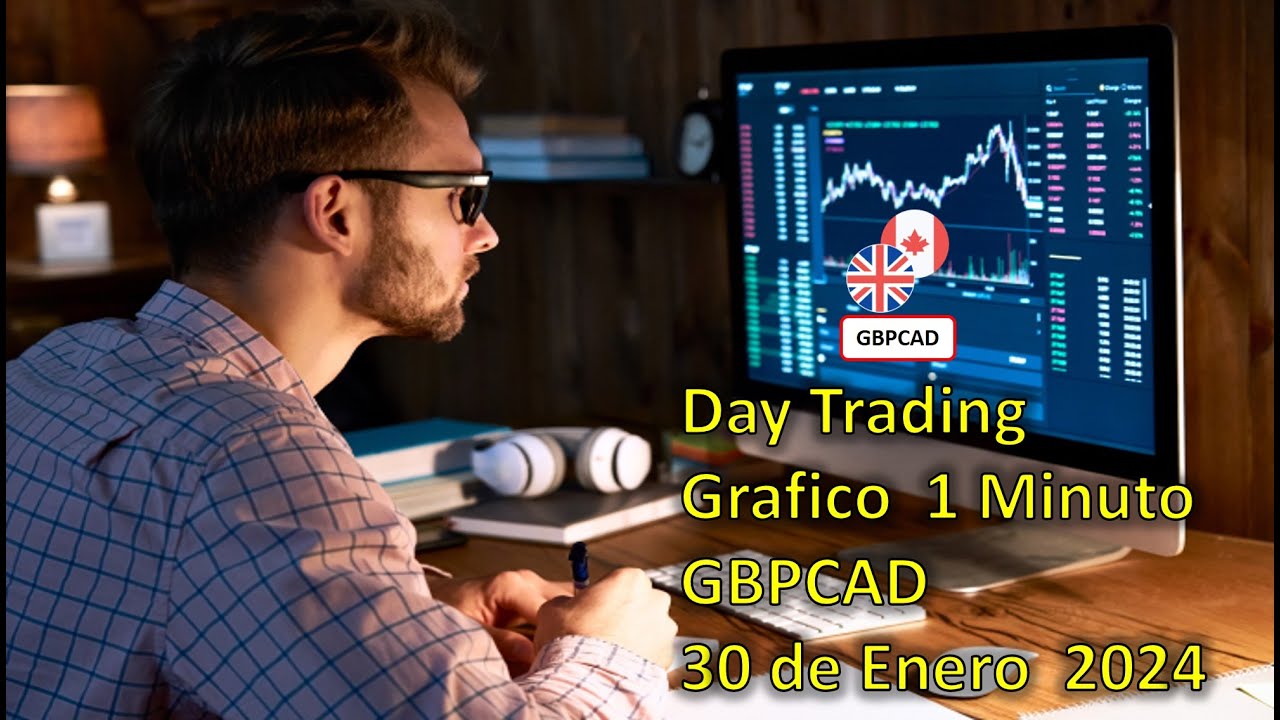 👀📈Day Trading en Forex 💹_ GBPCAD_ Grafico 1 Minuto _ 30 Ene 2024🤑 - YouTube
