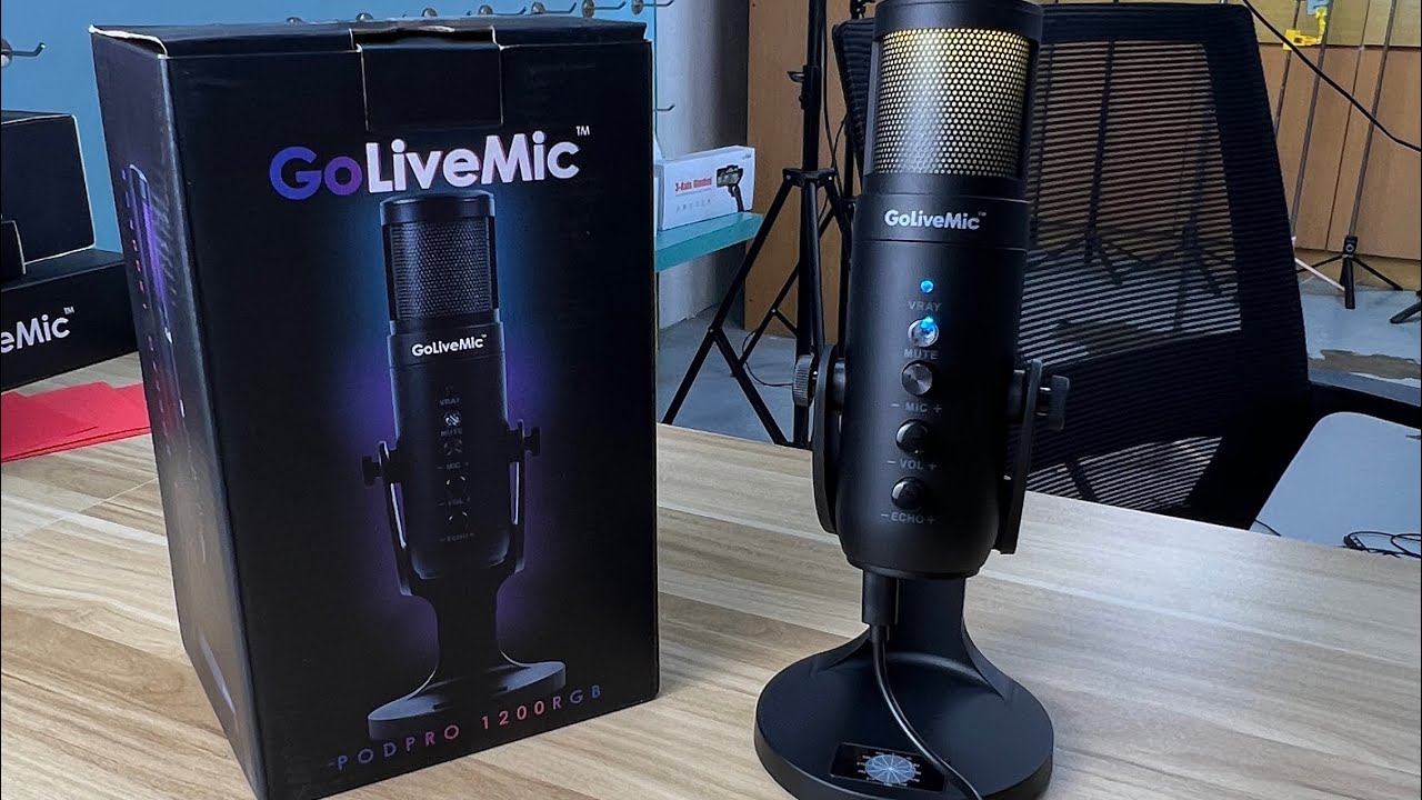 Mic untuk live - Podcast - dan ASMR GoLiveMic PodPro 1200 - YouTube