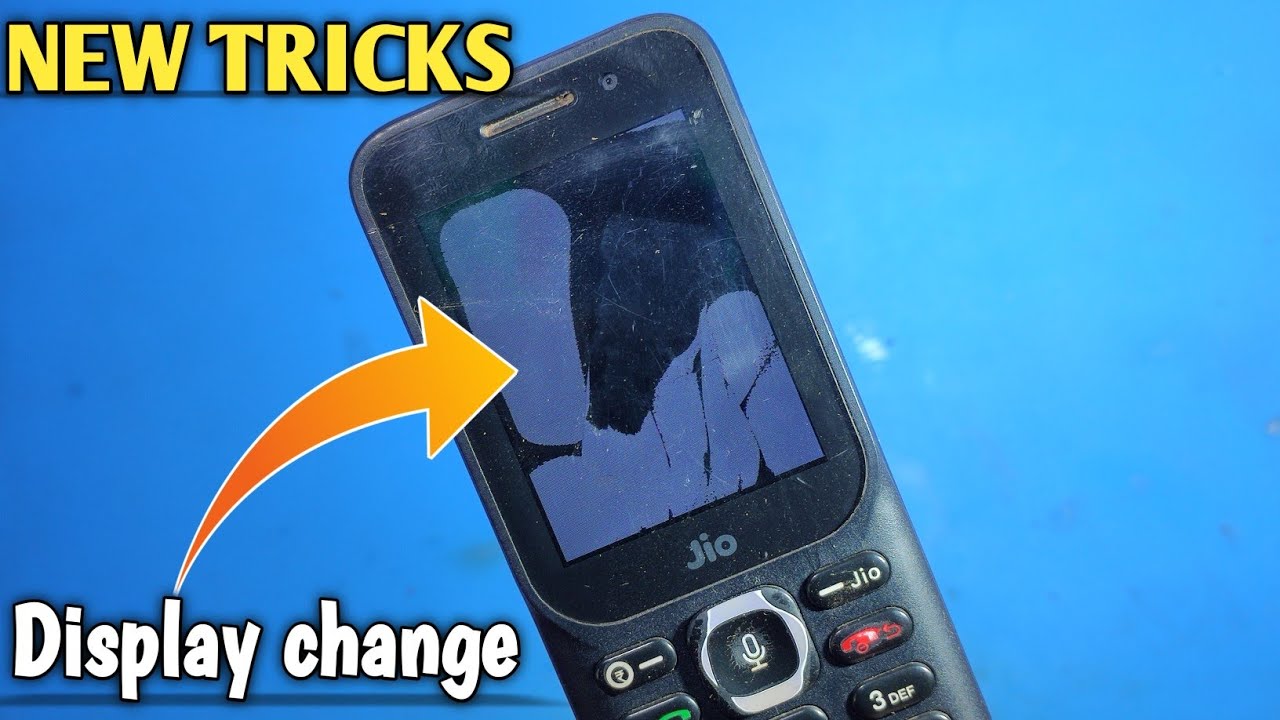 Jio f320b display change new tricks // jio phone display change // how ...