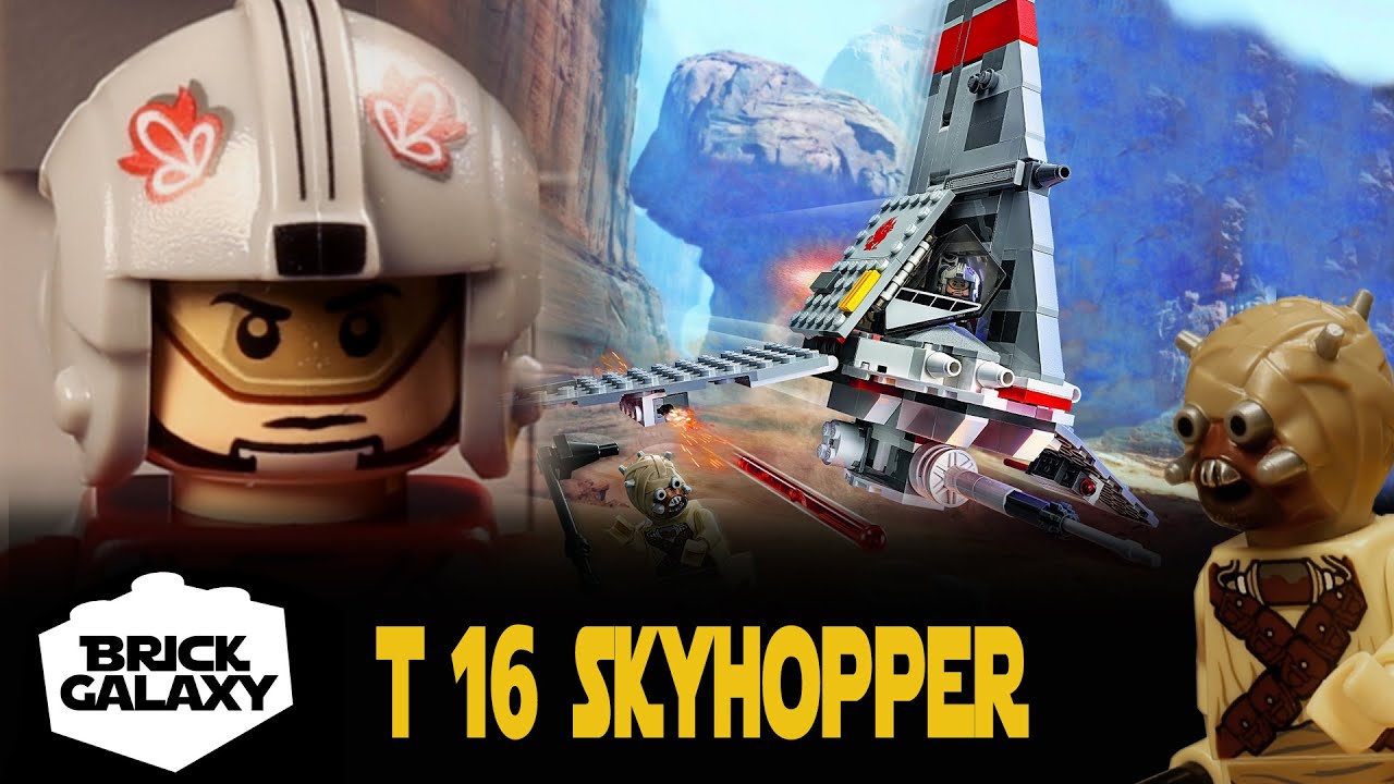 LEGO Star Wars stop motion: T-16 Blasting Womp Rats - YouTube
