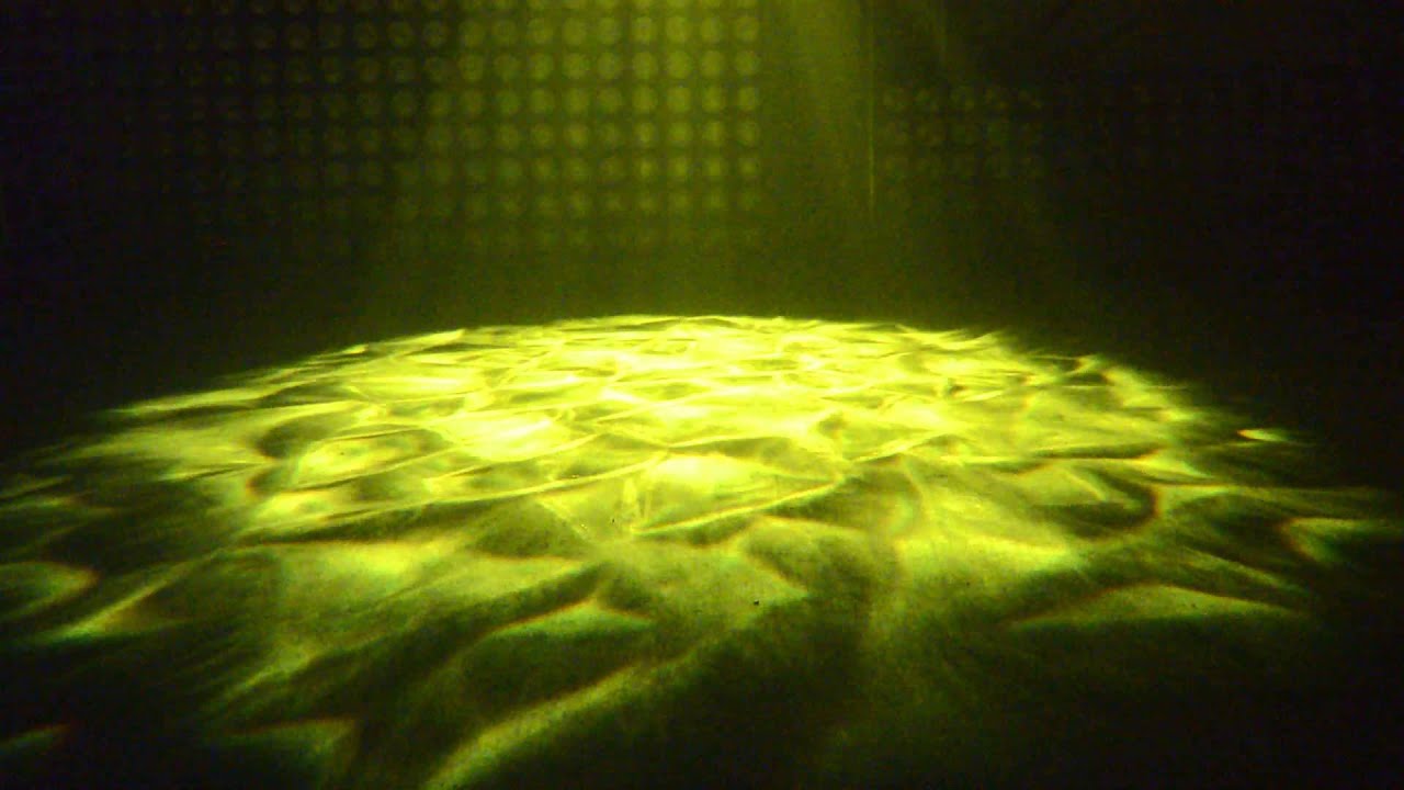 60W water wave led effect light - YouTube