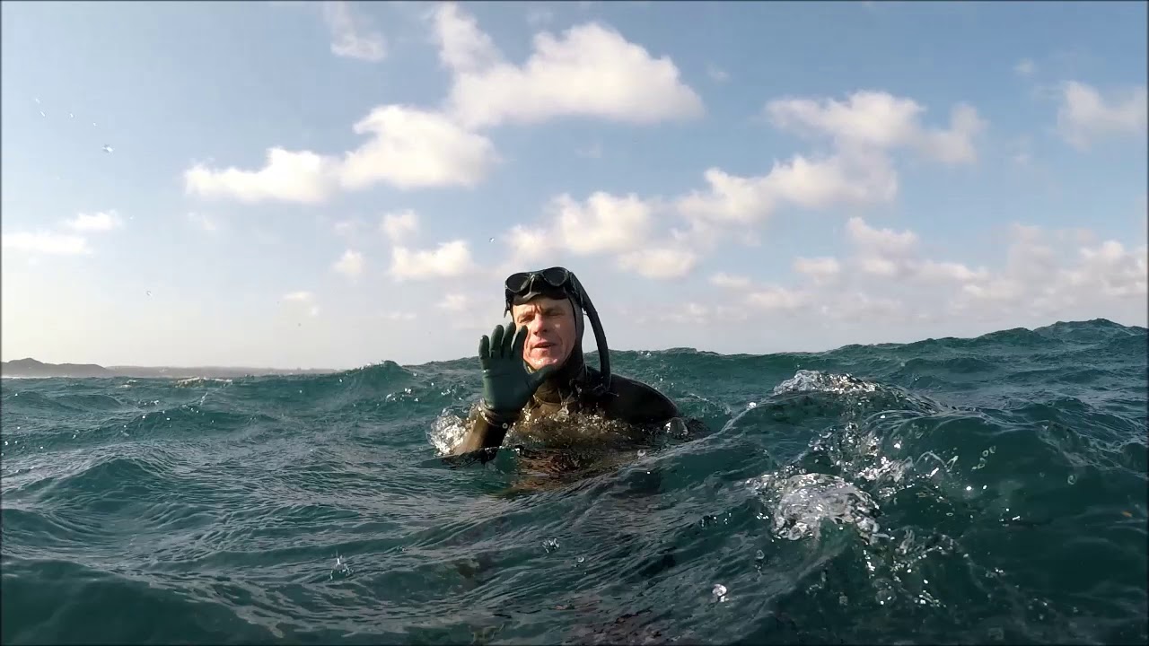 Shore Dive Spearfishing off the coast of East London, Eastern Cape ...