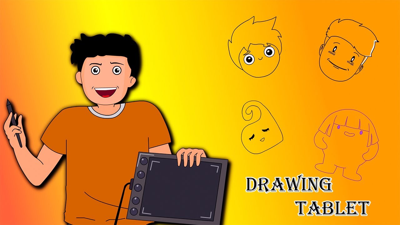 My First Animation drawing tablet unboxing | xp-pen Deco mini 7 ...