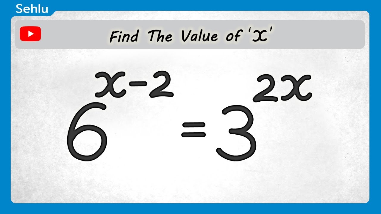 An Interesting Math Problem | Solving Exponential Equation having ...
