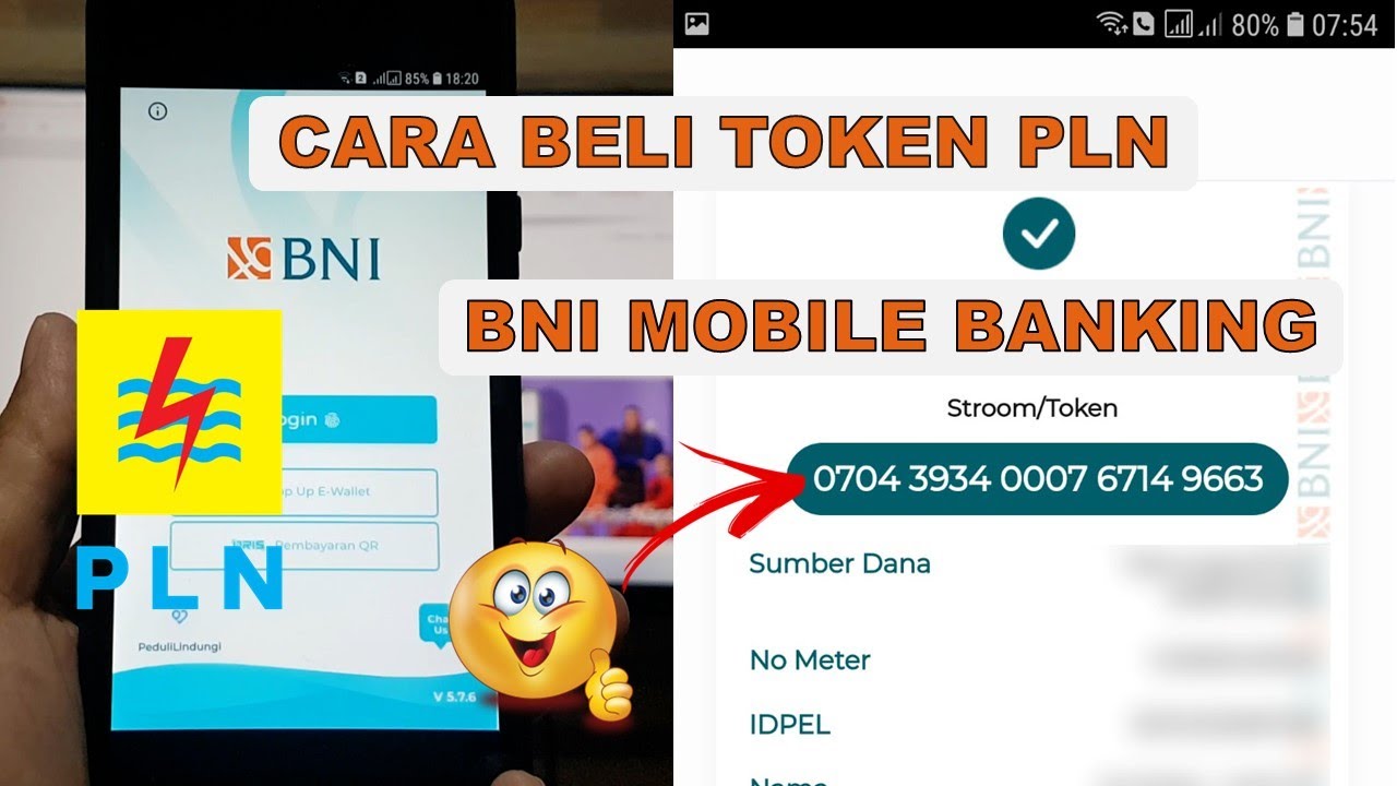 Cara Beli Token Listrik PLN di BNI Mobile Banking - YouTube