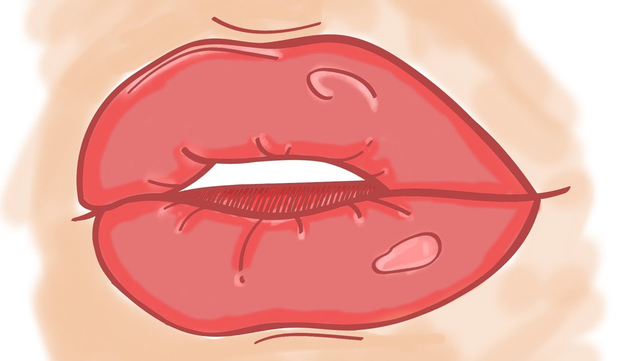 How to shade lips properly | Digital painting | For beginners - YouTube