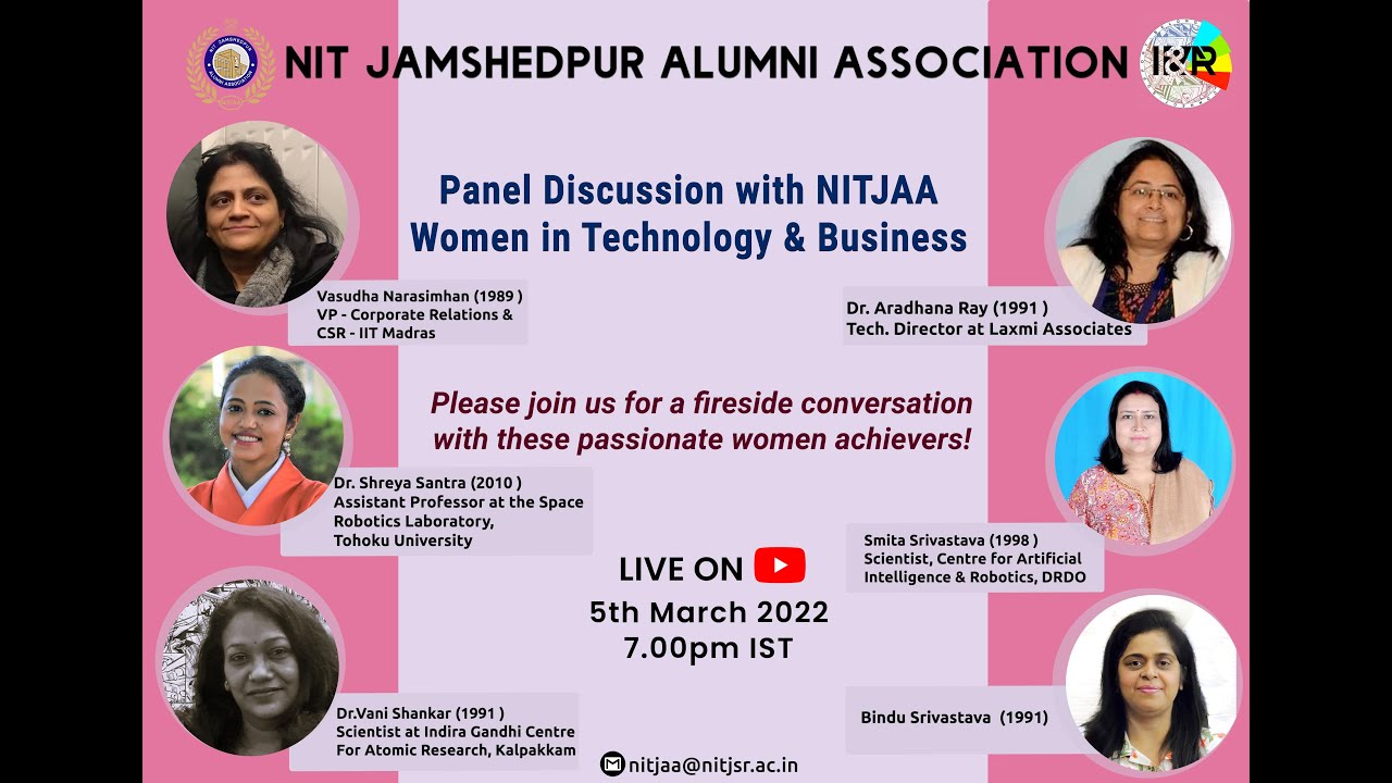 Panel Discussion with NITJAA Women in Technology & Business - YouTube