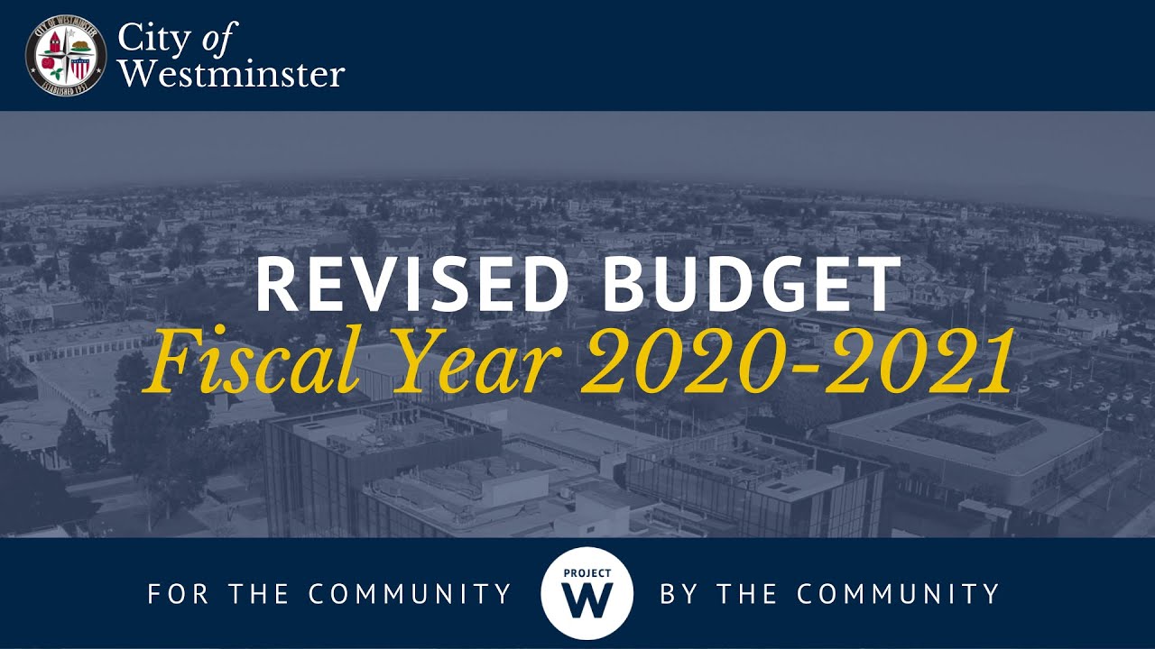 Presentation of the Revised Budget for Fiscal Year 2020-2021 - YouTube