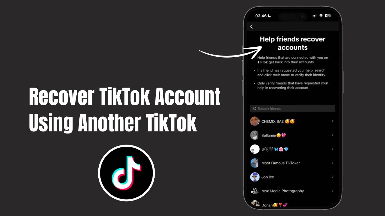 How to Recover Your TikTok Account Using Another TikTok Account (iPhone ...