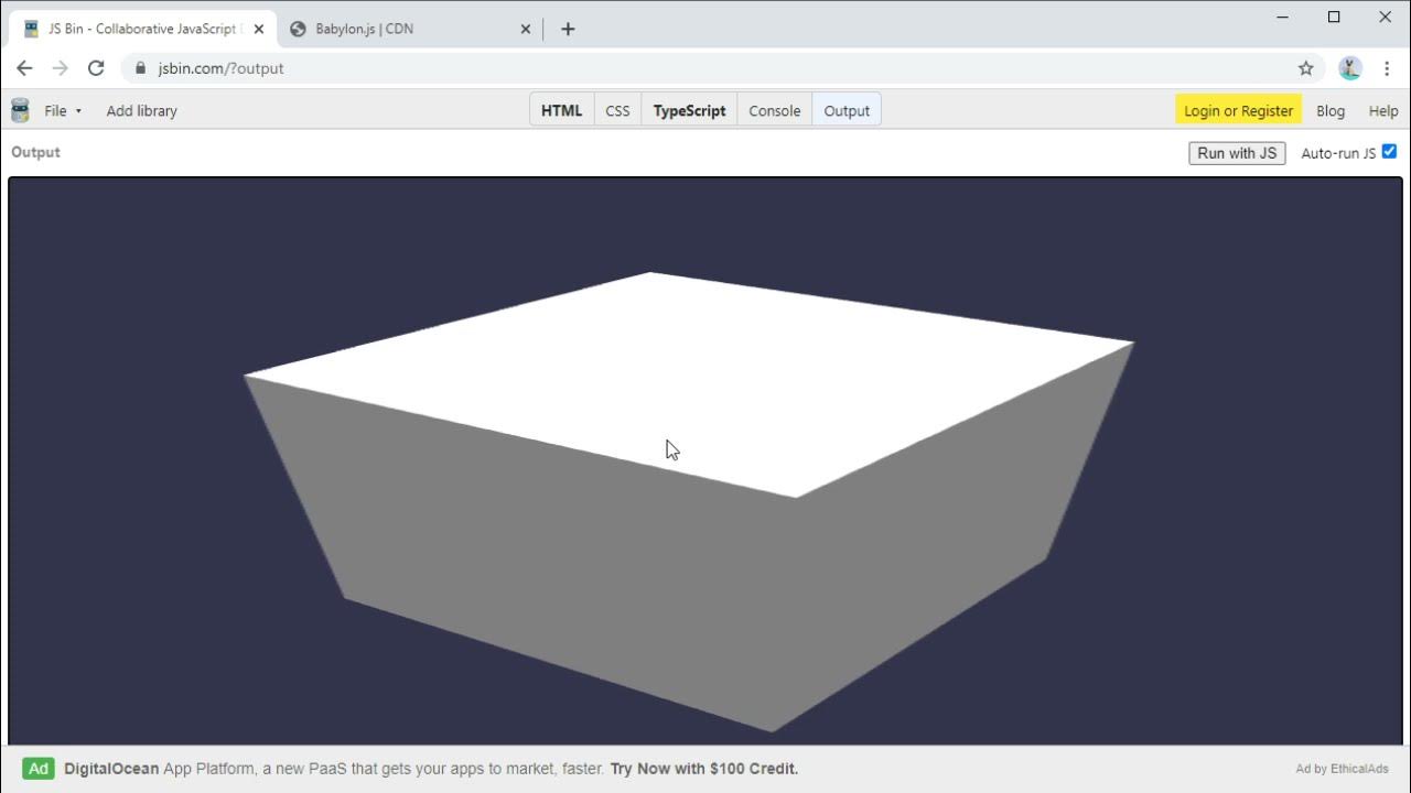 Getting started quickly with Babylon.js and TypeScript - YouTube