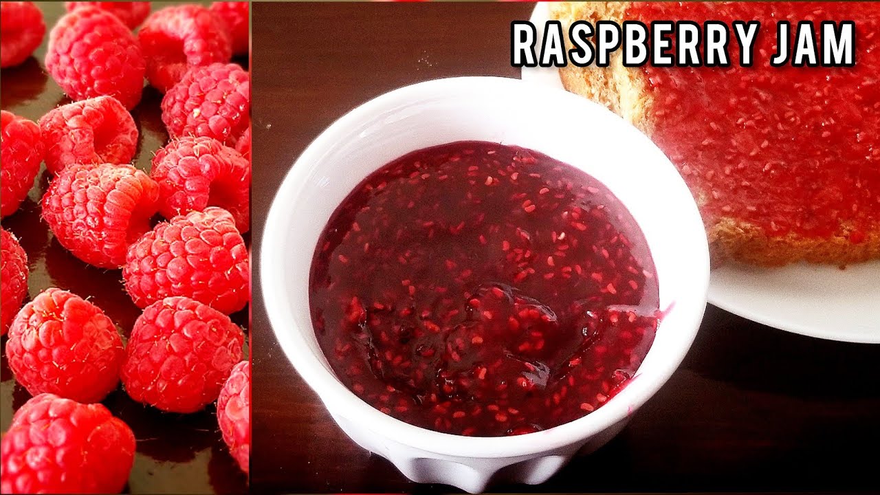 RASPBERRY JAM | fresh raspberry cake filling | fruit jam recipe in ...