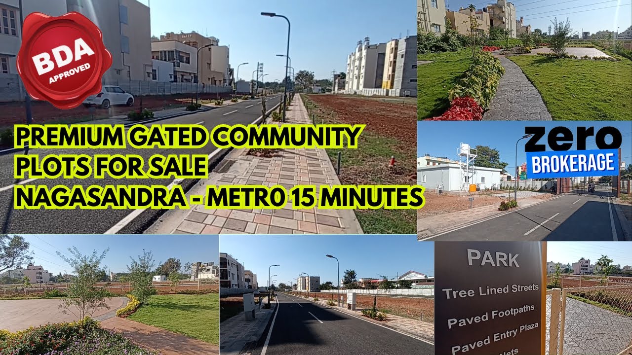 Zero Brokerage Premium Plots for Sale - Nagasandra Metro 15min || PG378 ...