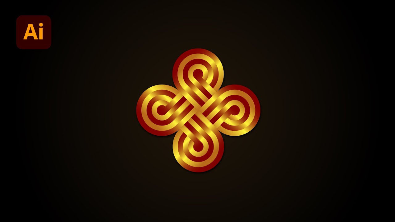 Celtic Knot Desing | Shape Builder Tool in Illustrator | Tips 2023 ...